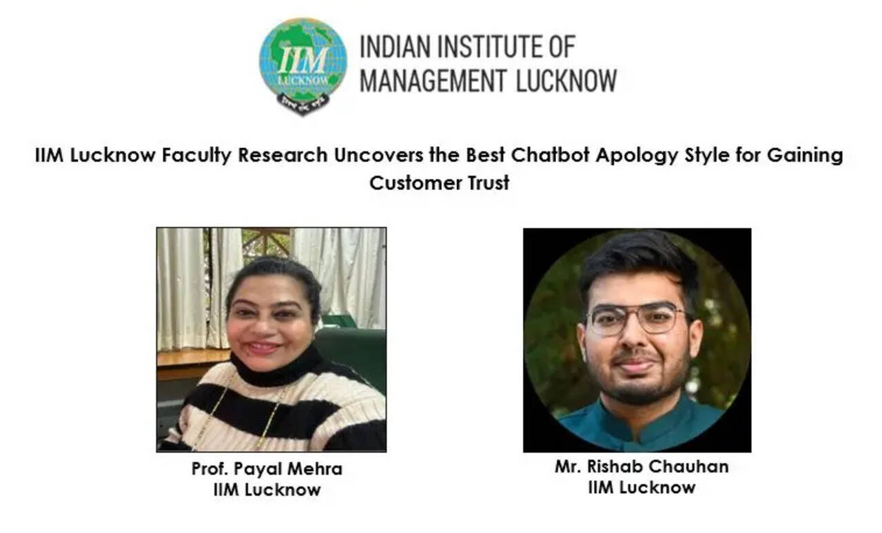 IIM Lucknow Faculty Research Identifies the Most Effective Chatbot ...